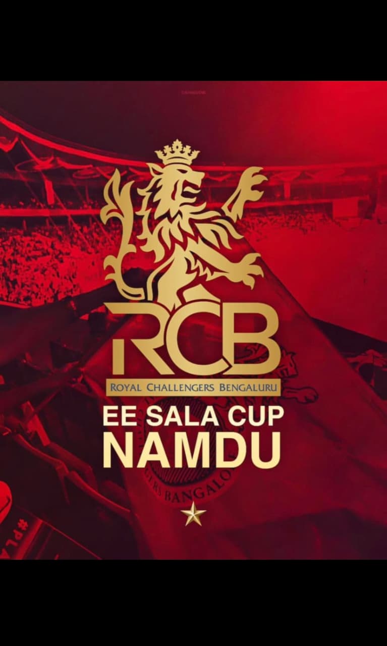 Congratulations RCB – Ee Sala Cup Namde – Sri Chamundeshwari College of Nursing